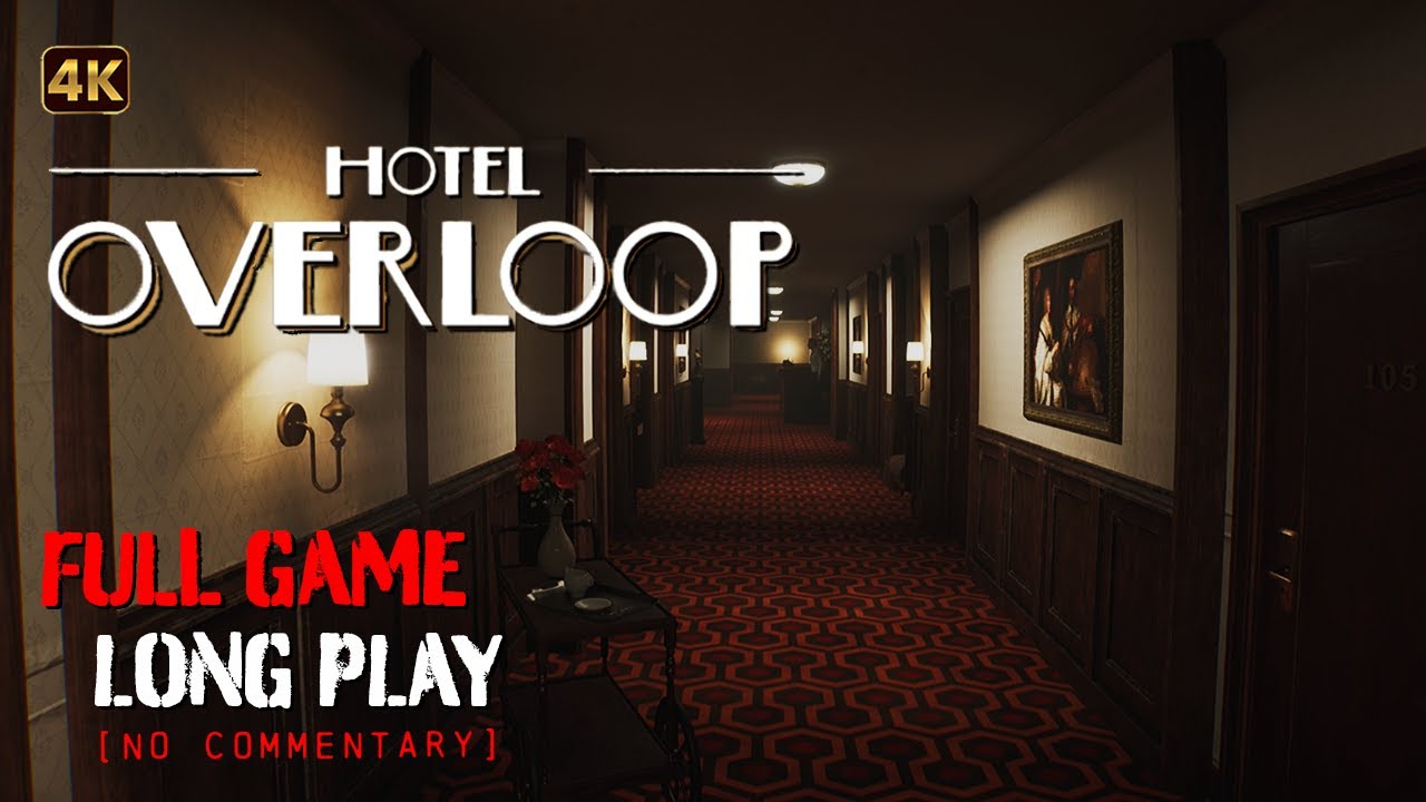 Hotel Overloop - Easy & Normal modes | Full Game Longplay Walkthrough | 4K | No Commentary - YouTube