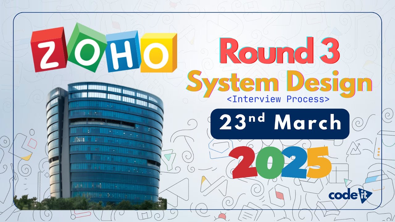Zoho Round 3 Question (March 2025) | Advance Coding Round | Zoho Questions Bank | Code It - YouTube