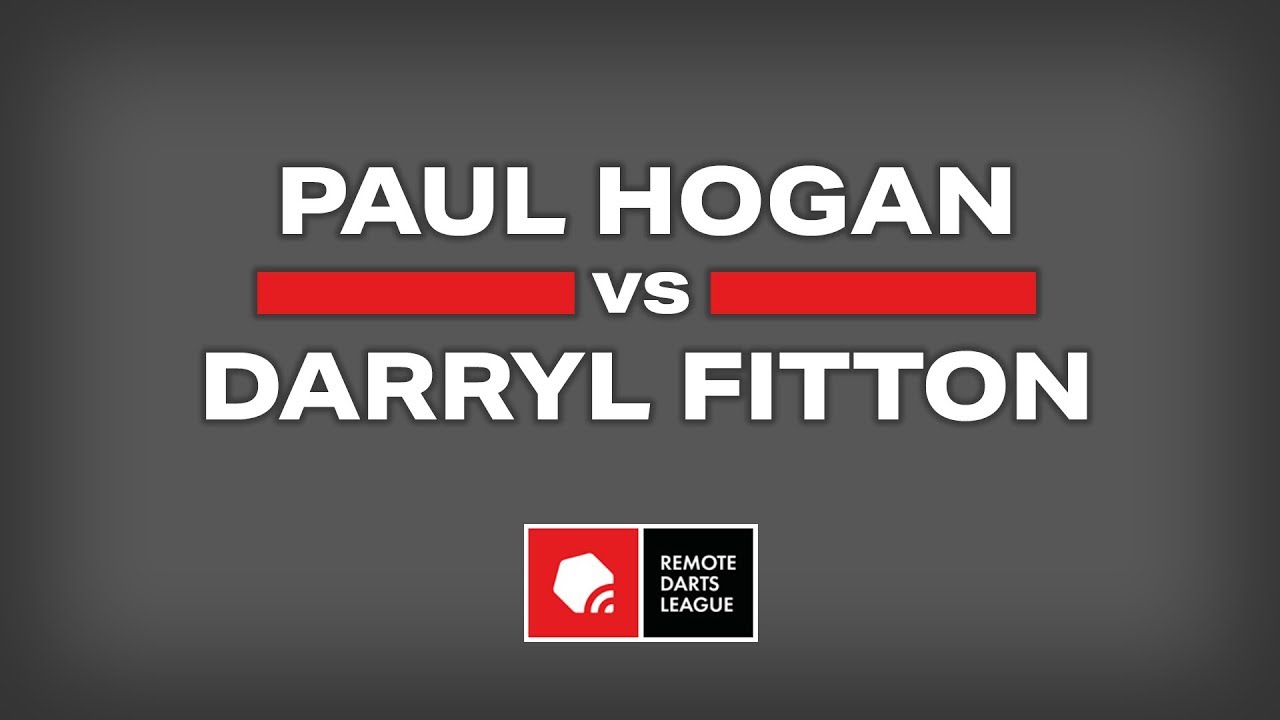 REPLAY | Paul Hogan vs. Darryl Fitton | Remote Darts League - YouTube