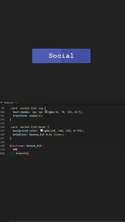 Social Button In Css😍programming Coding Css Htmlcss Shorts