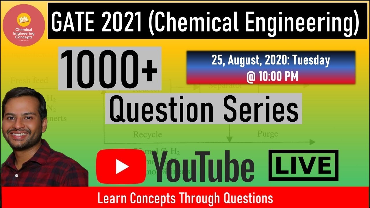 CRE Questions Practice Session 2 !!!!! GATE 2021!!!!! 1000+ Question ...