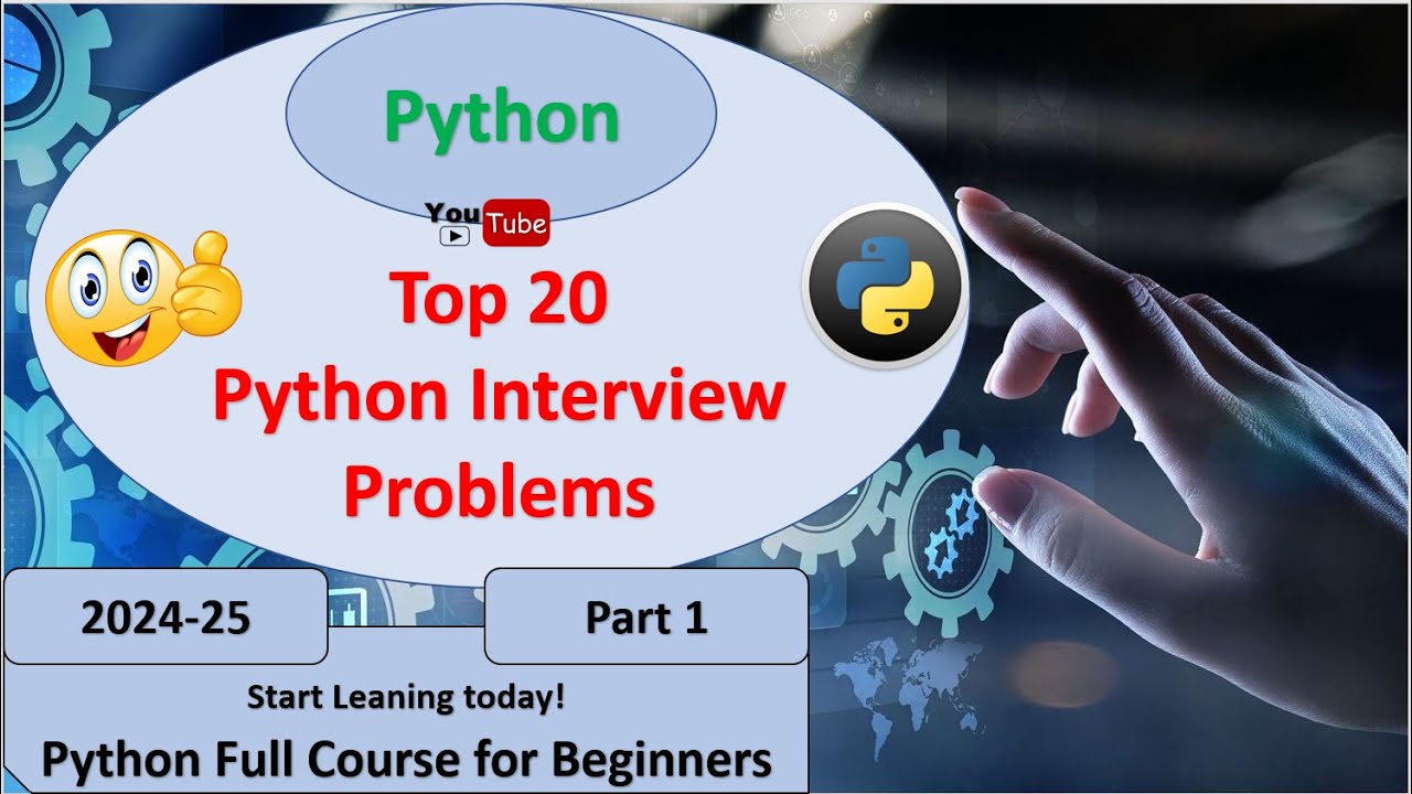Top 20 Part 1 Python Interview Problems and Their Solutions | Ace Your Data Analyst Interview ...