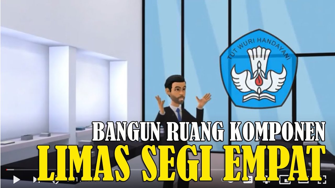 BANGUN RUANG KOMPONEN LIMAS SEGI EMPAT | video animasi kartun - YouTube