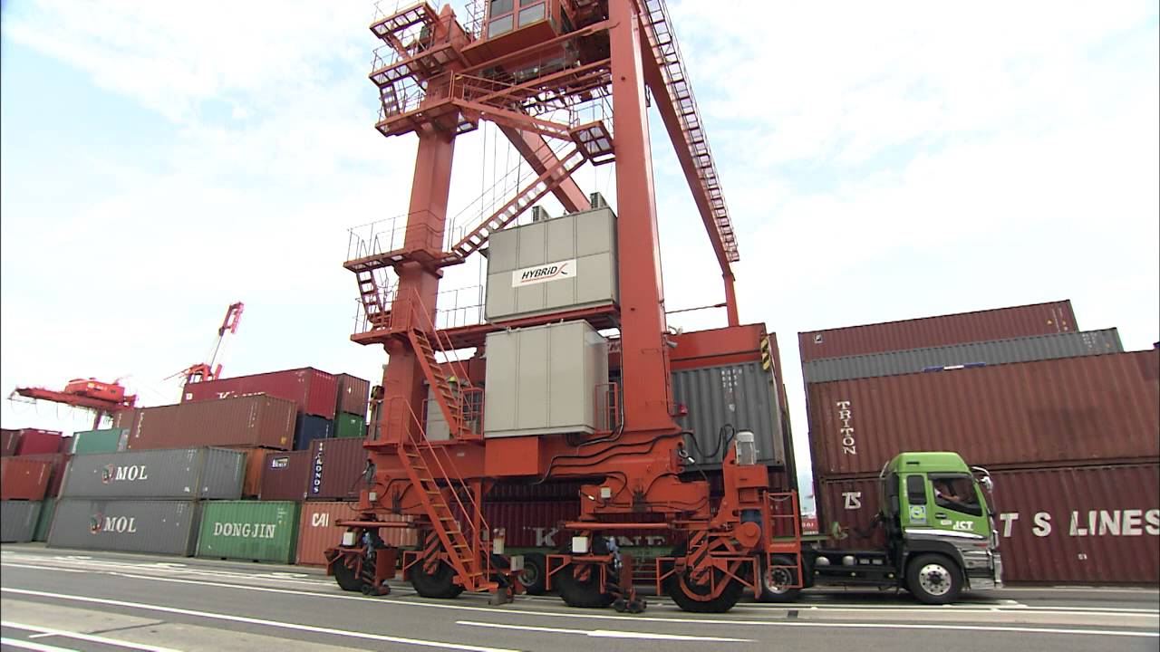 Kobe International Container Terminal KICT【2015】 - YouTube