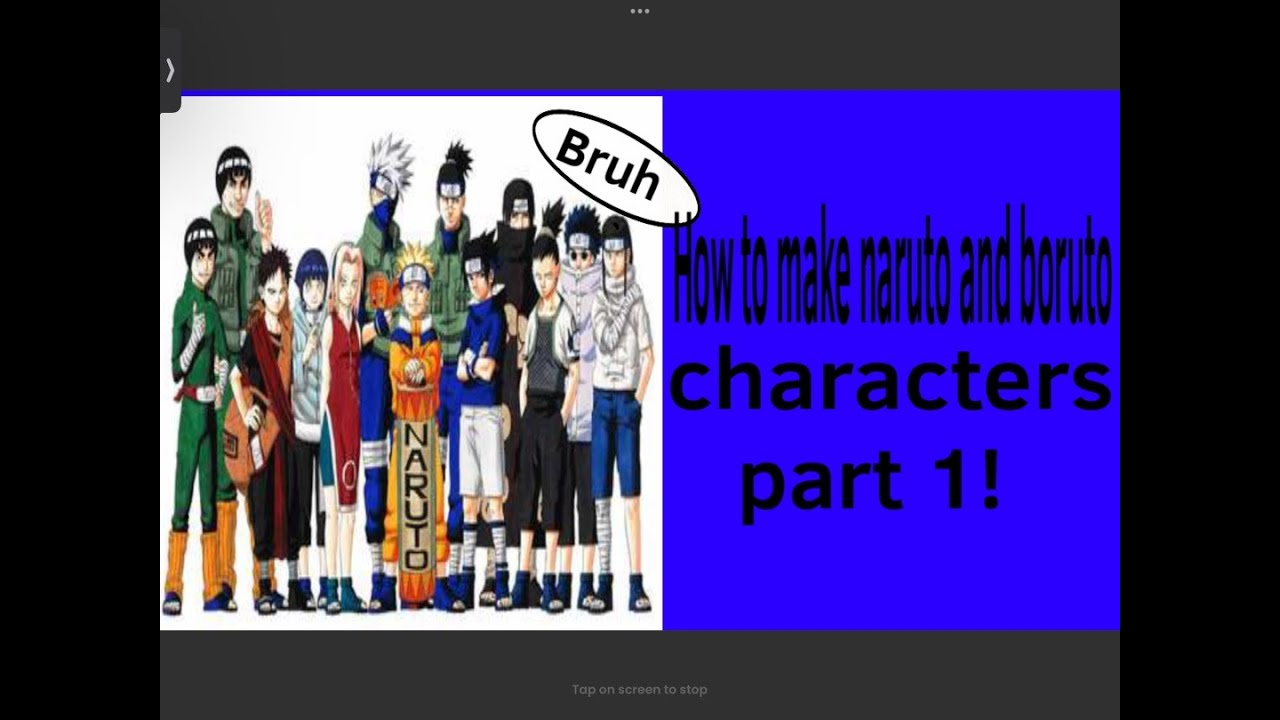 How to make naruto/boruto characters In Roblox! - YouTube
