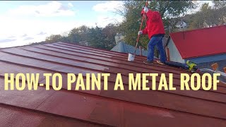 All You Need to Know About Painting a Metal Roof With Rust