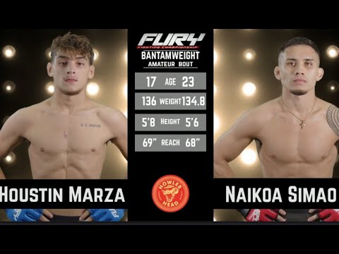 Fury 55 AS Houstin Marza vs Naikoa Simao - YouTube