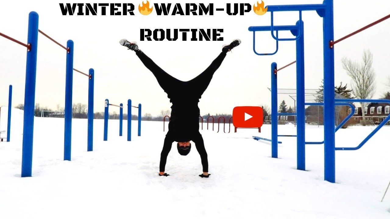Simple & Efficient Winter Outdoor *WARM-UP* Routine - Follow Along- FIT ...