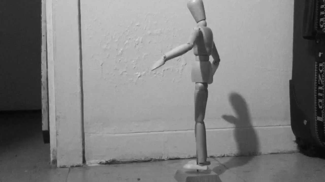Wooden Mannequin Stop Motion - YouTube