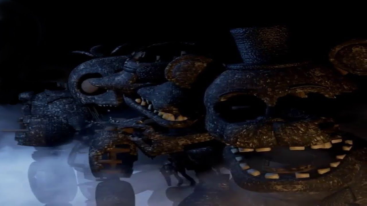 Watching over the charred remains of the Withered animatronics | Final ...