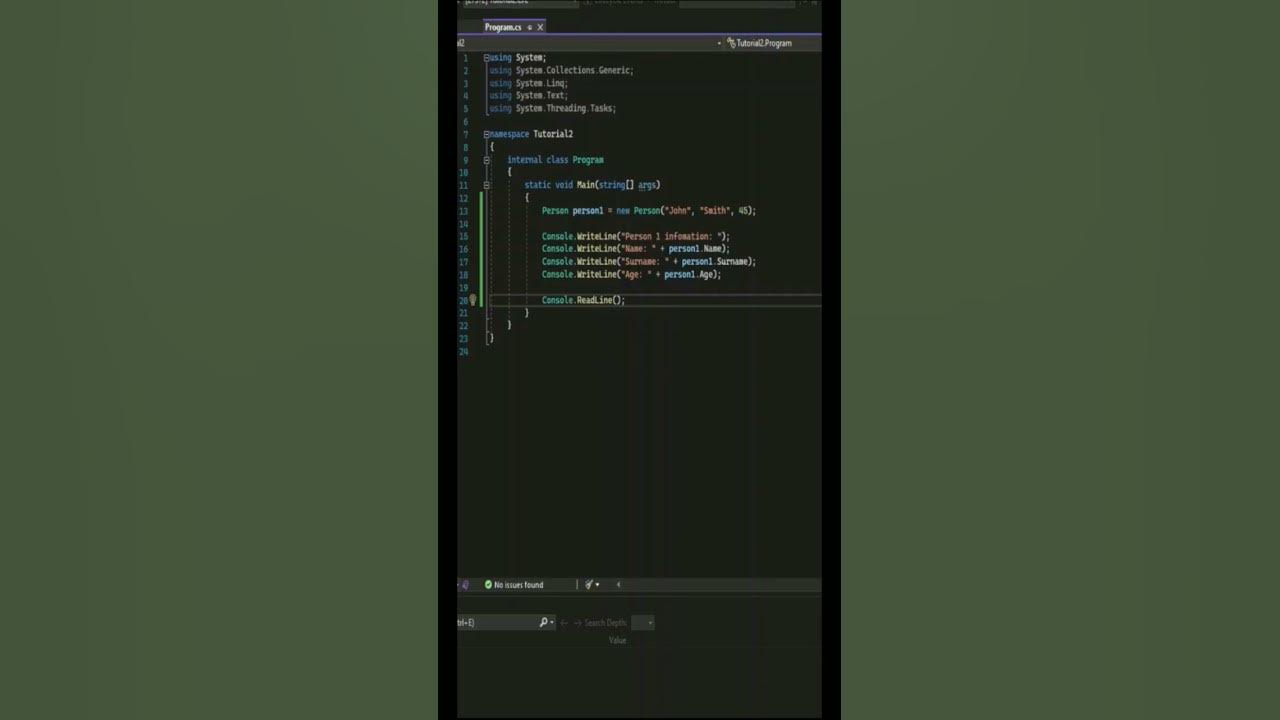 4 Classes In Csharp Part 2 Coding Codingtutorial Csharp Howtocode Youtube