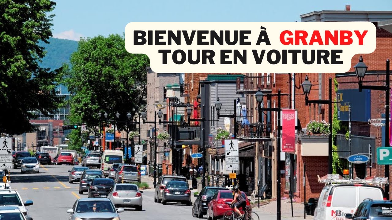 Bienvenue à GRANBY , Tour en voiture !! Granby, Québec, Canada 2022 ...