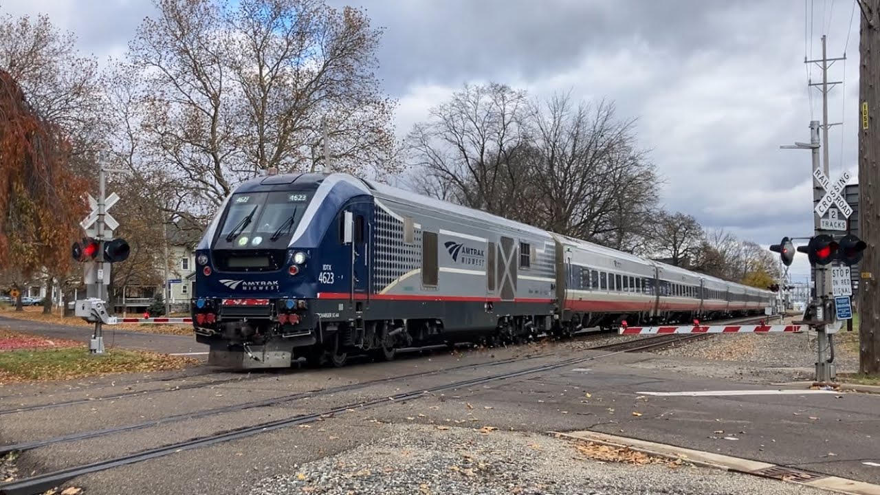 Amtrak Blue Water 365 Kalamazoo, MI (11/12/25) - YouTube