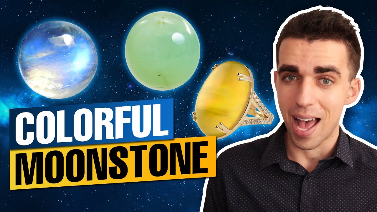Does moonstone the June birthstone come in different colors ? - YouTube