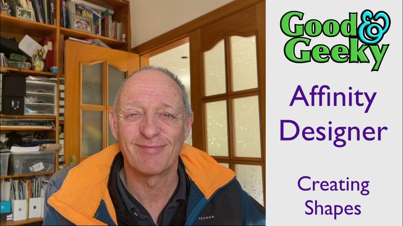 Affinity Designer Creating Designs making shapes with all the Tools ...