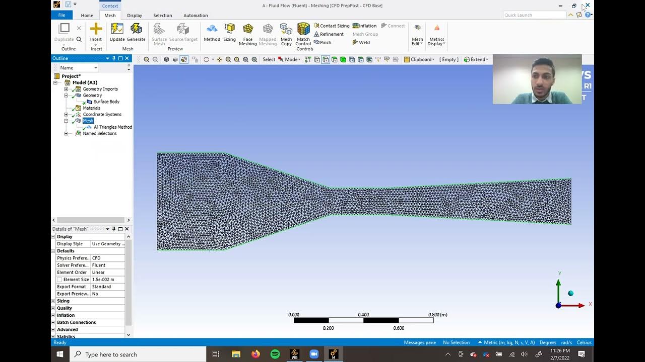 Design of Aerospace Experiments Project 1- 2D Wind Tunnel in Ansys ...