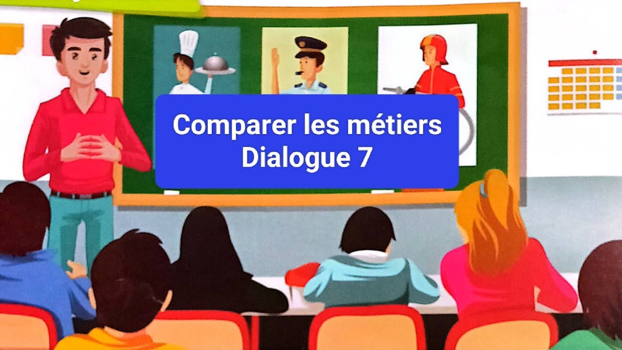Comparer les métiers (dialogue 7 page 88) le trésor des mots CE1 - YouTube