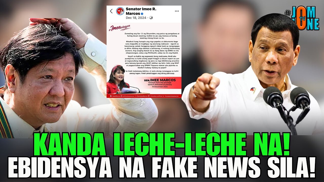 MGA SENADOR TIKOM BIBIG? MARCOS VS DUTERTE! NAGTUTUGMA NA MGA ...