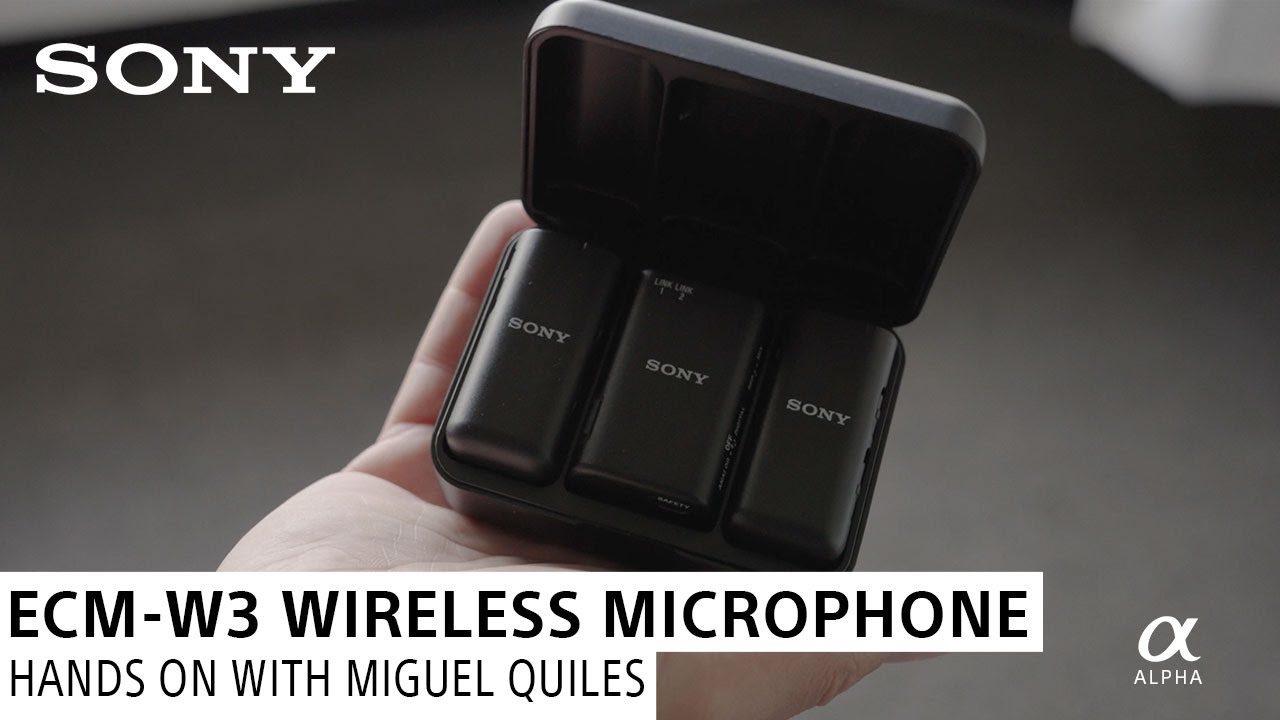 ECM-W3 Dual-Channel Wireless Microphone: Hands on with Miguel Quiles ...
