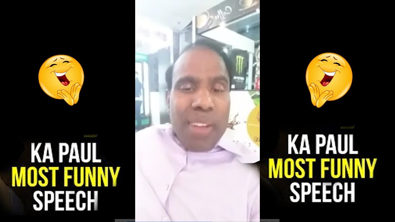 KA Paul Comedy Speech || First Look - YouTube