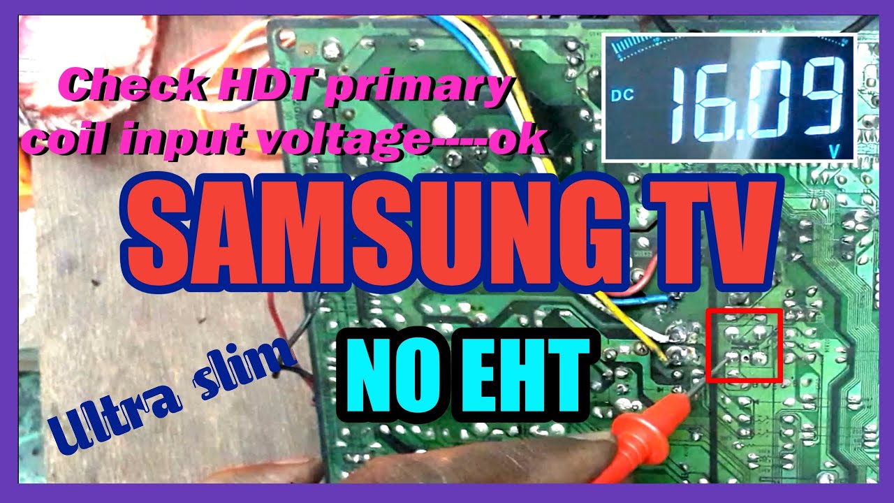 How to repair Samsung tv no eht problem. - YouTube