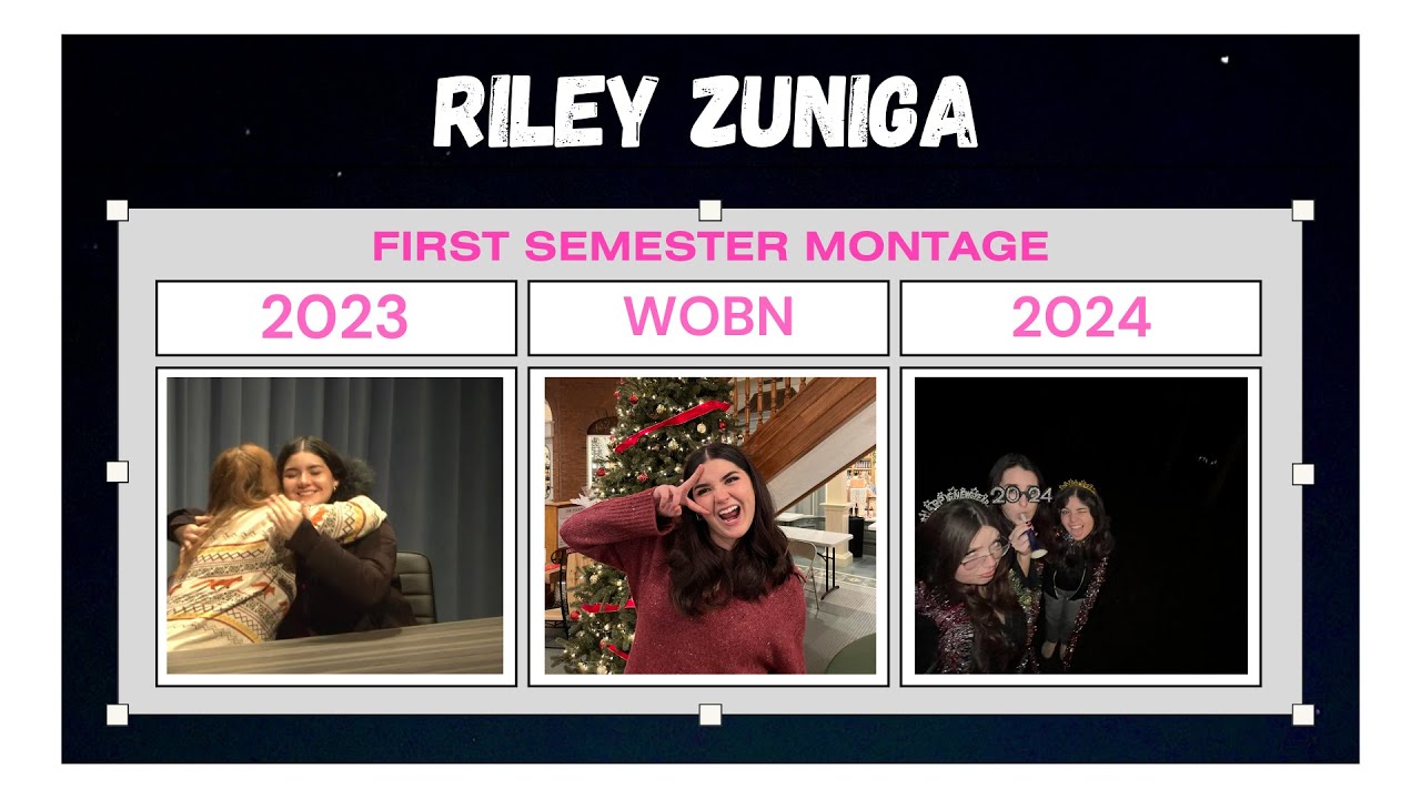 Riley Zuniga's first semester montage! - YouTube