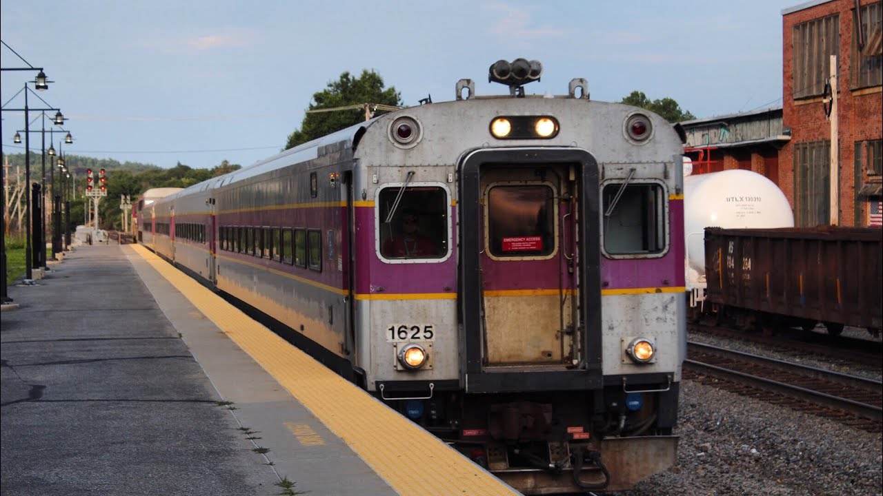 MBTA Commuter Rail Trains in Massachusetts and Rhode Island - YouTube