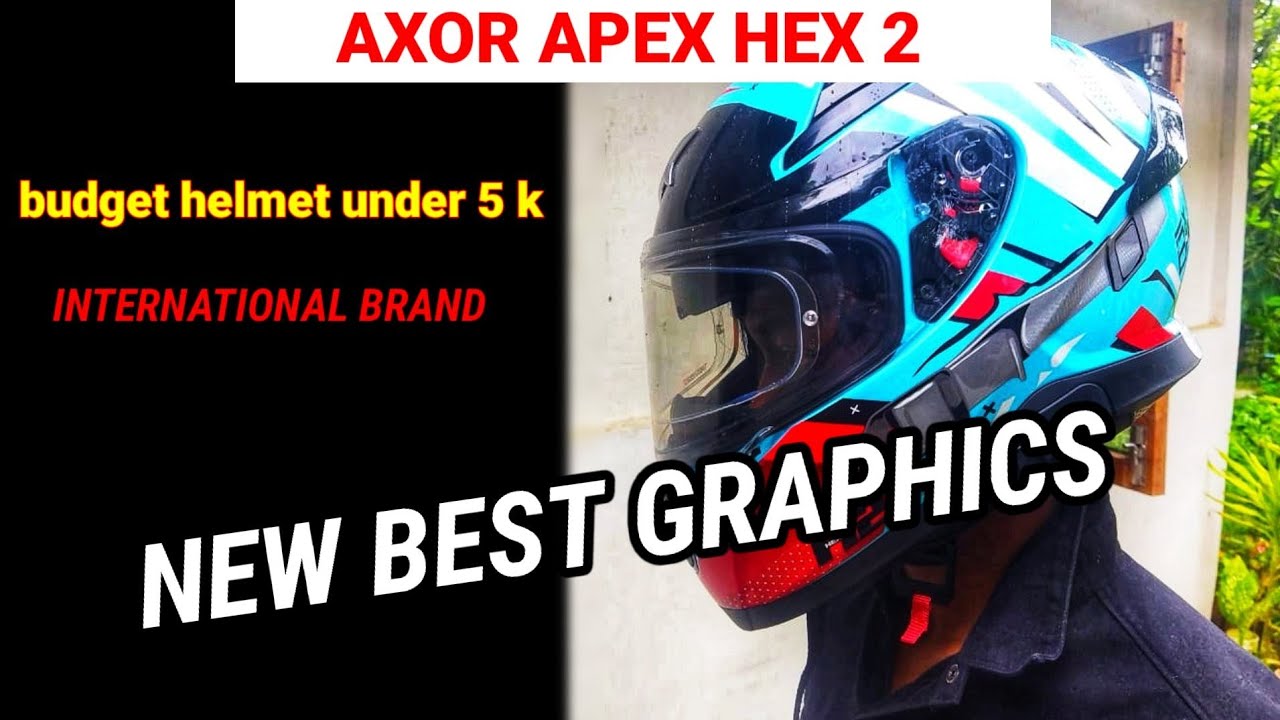 2022 AXOR APEX HEX 2 ️ ️! unboxing video😱 best helmet under 5000 - YouTube