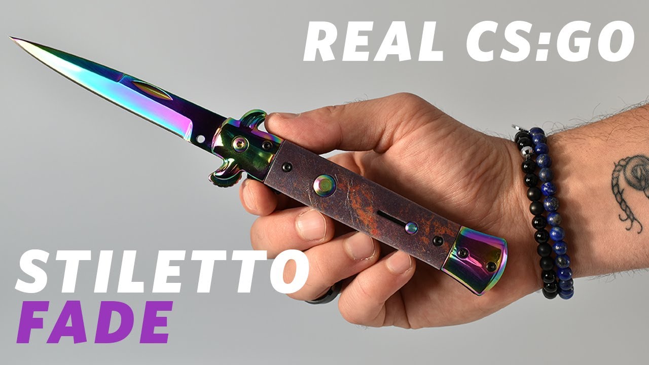REAL CS:GO KNIVES - STILETTO - Fade - KNIFY - YouTube