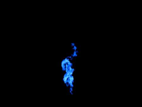 Blue Flame after effects effect - YouTube