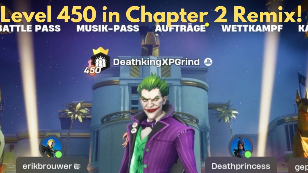 Hitting level 450 in Chapter 2 Remix! - YouTube