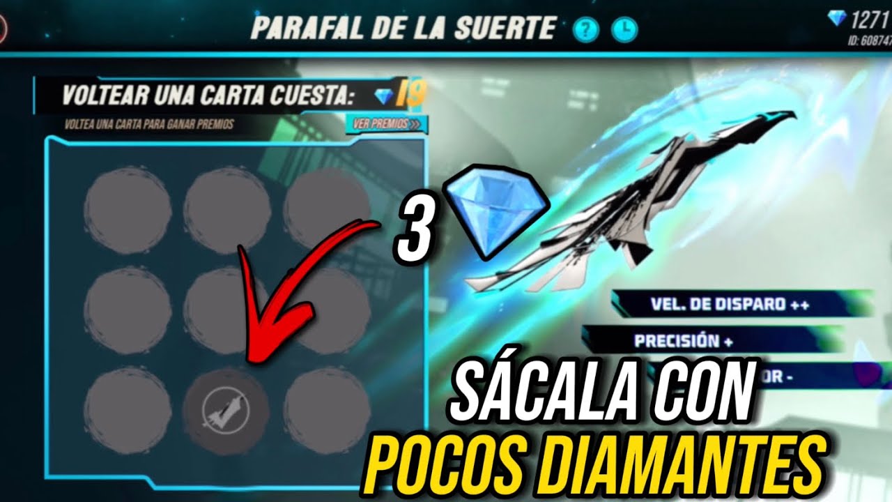 CÓMO SACAR LA PARAFAL DE LA SUERTE CON SÓLO 9 DIAMANTES 💎 PATRONES ...