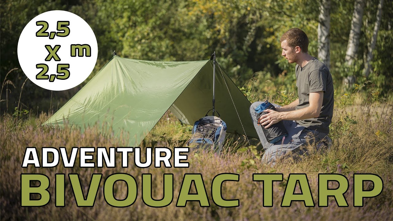 NÁVOD: Jak postavit přístřešek z plachty 2,5x2,5 m - YouTube