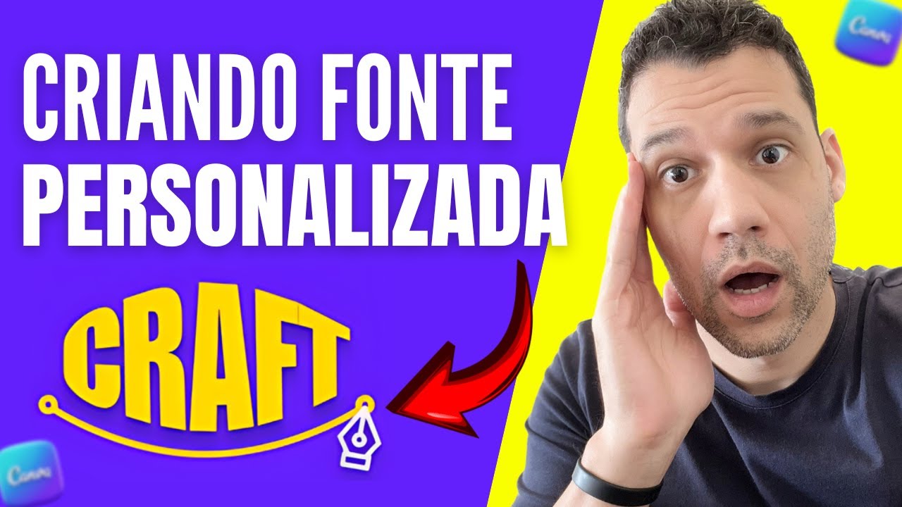 Como Criar Fontes PERSONALIZADAS no Canva - YouTube