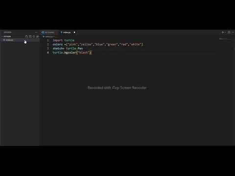 Spiral Hexagon Using Python - YouTube