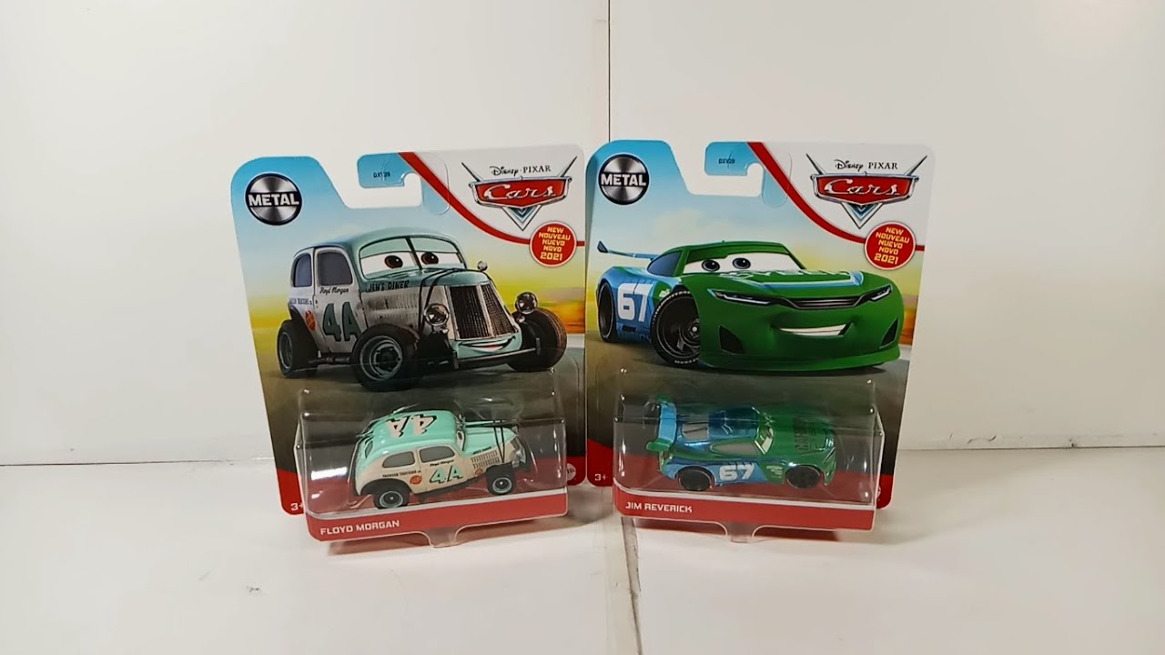 2021 Disney Pixar Cars #4A Floyd Morgan and #67 Jim Reverick review ...