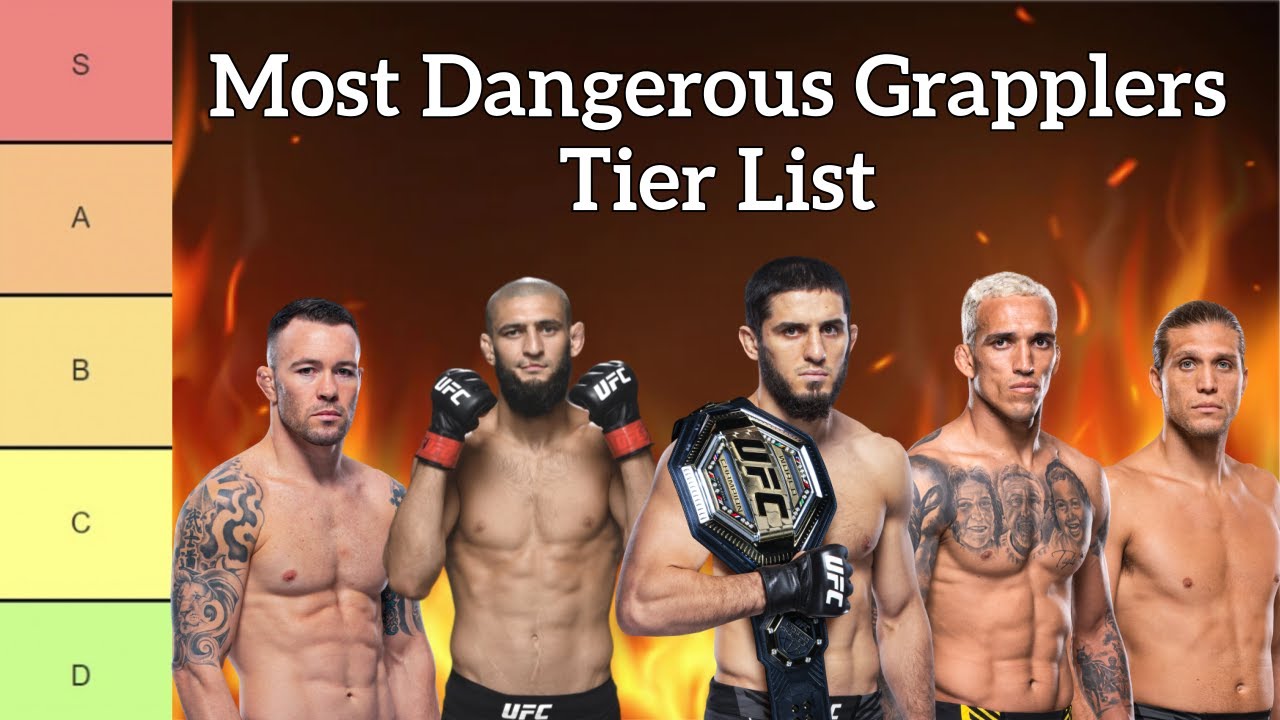 Ranking The Most Dangerous Grapplers in MMA. Tier List - YouTube