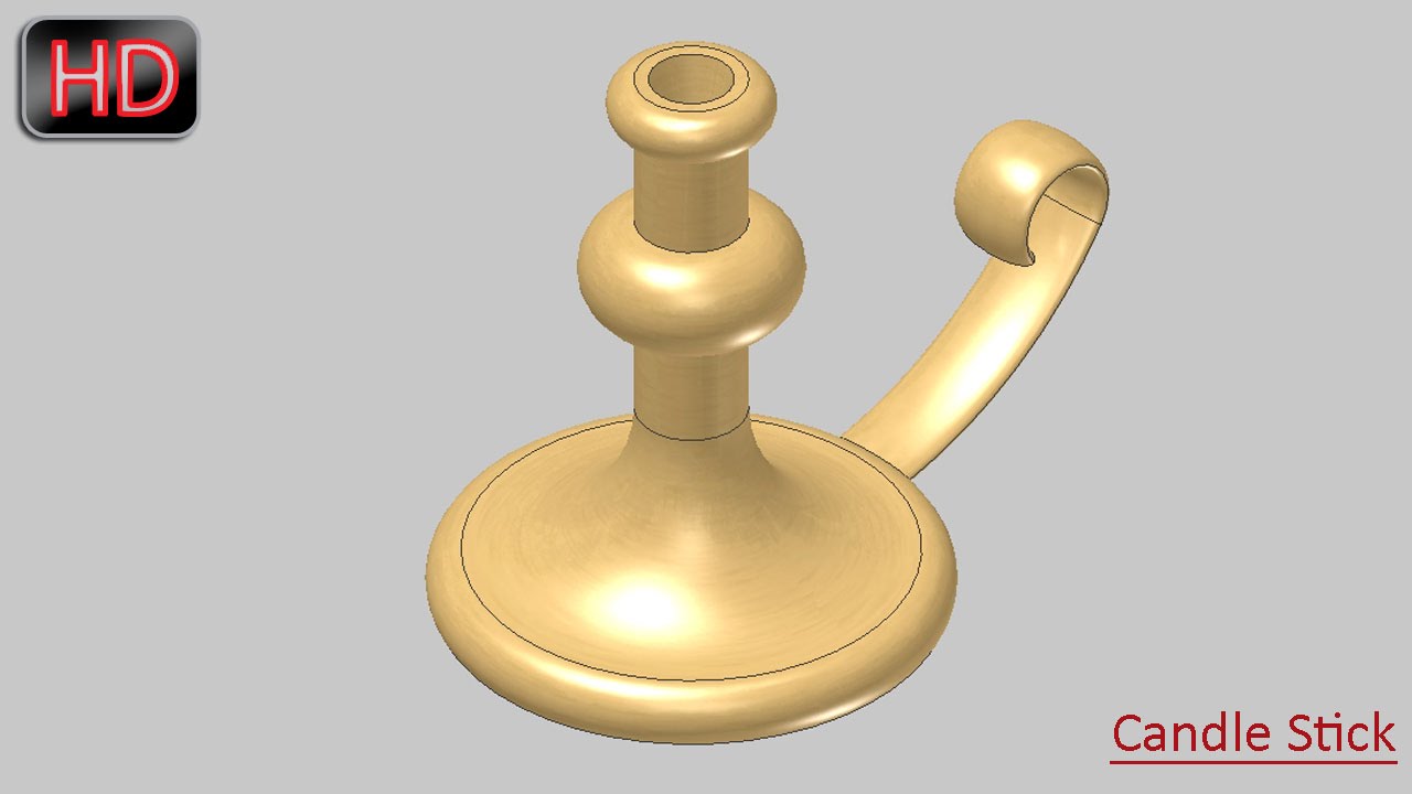 Autodesk Inventor Basic Tutorial || Revolve and Sweep Feature - YouTube