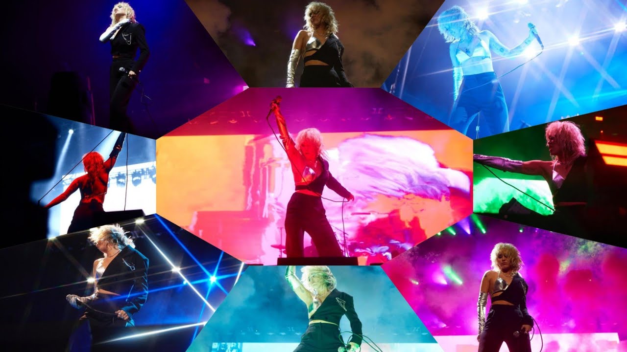 Miley Cyrus Live concert // Miley Cyrus Live stage performance 😍 Miley ...