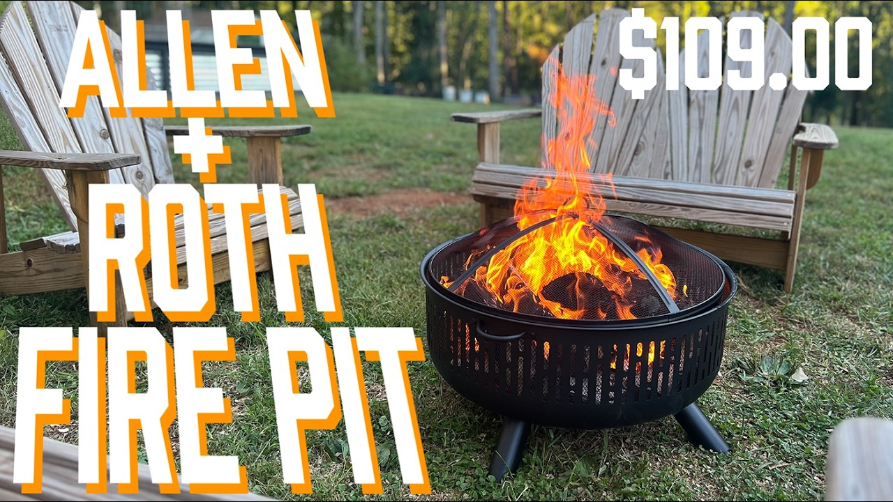 Allen + Roth Fire Pit - YouTube
