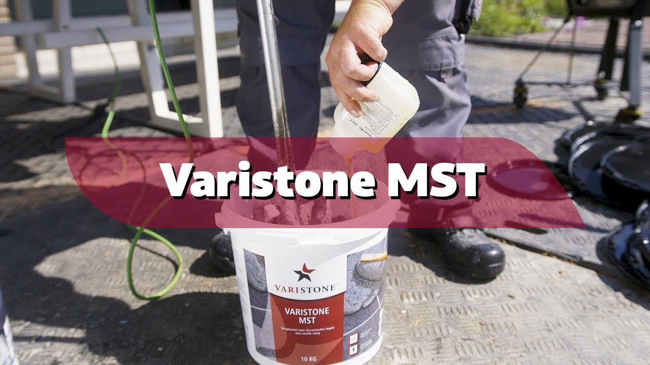 Instructievideo Varistone MST voegmortel voor je (sier)bestrating ...