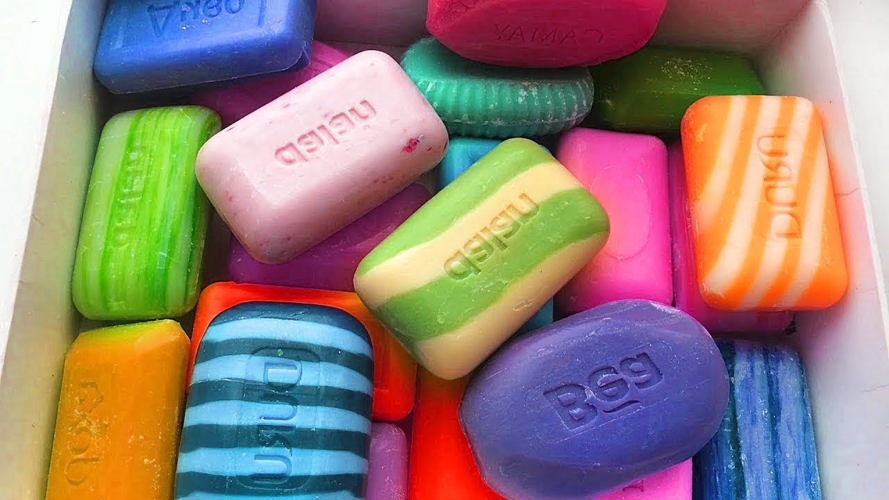 1 Hour 100 Soaps ASMR SOAP HAUL Unpacking Unwrapping | Asmr soap ...