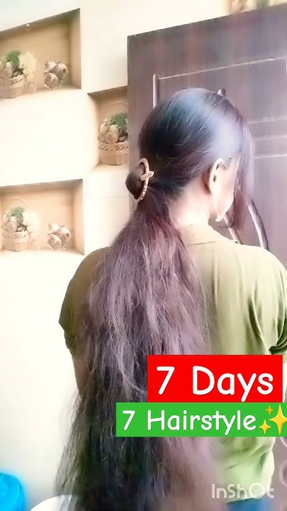 Easy Hairstyles for long hair | 7 Hairstyles 🌼 #shorts #hair #1million ...