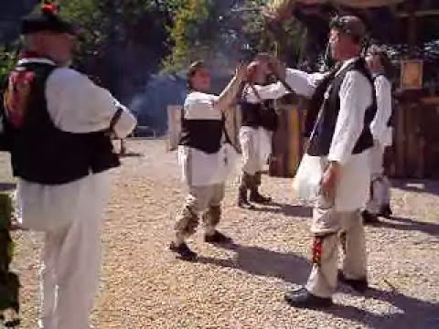 Ferrette Morris Dancing 'Room for the Cuckold, Bucknell', Médiévales de Ferrette (F), June 2010