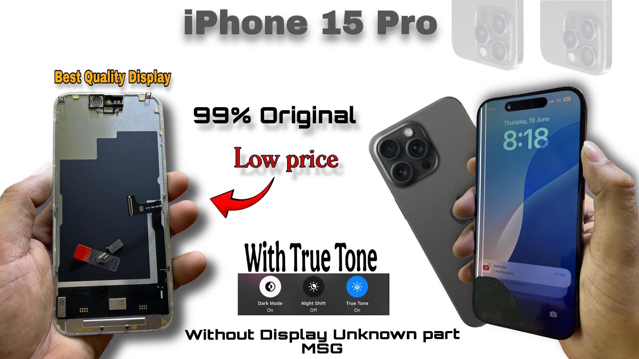 iPhone 15 Pro Display Replacement || 99% Original Display || Low price ...