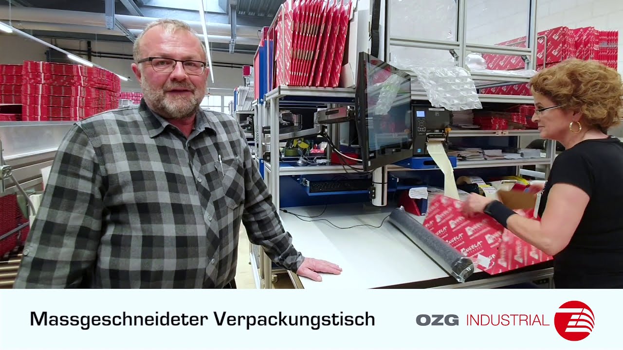 “Mit diesem Packtisch sind wir rund 16% effizienter im ...