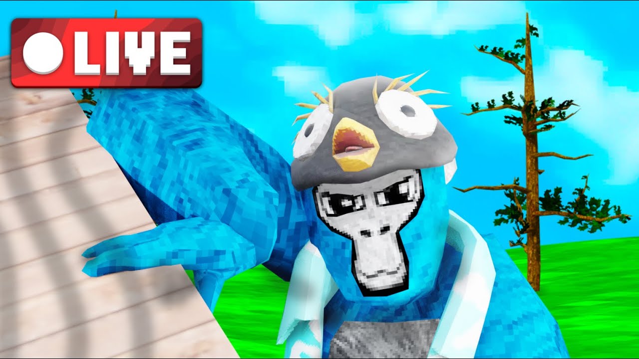 🔴GORILLA TAG LIVE STREAM🔴 Doing Fan Codes & Minigames! - YouTube