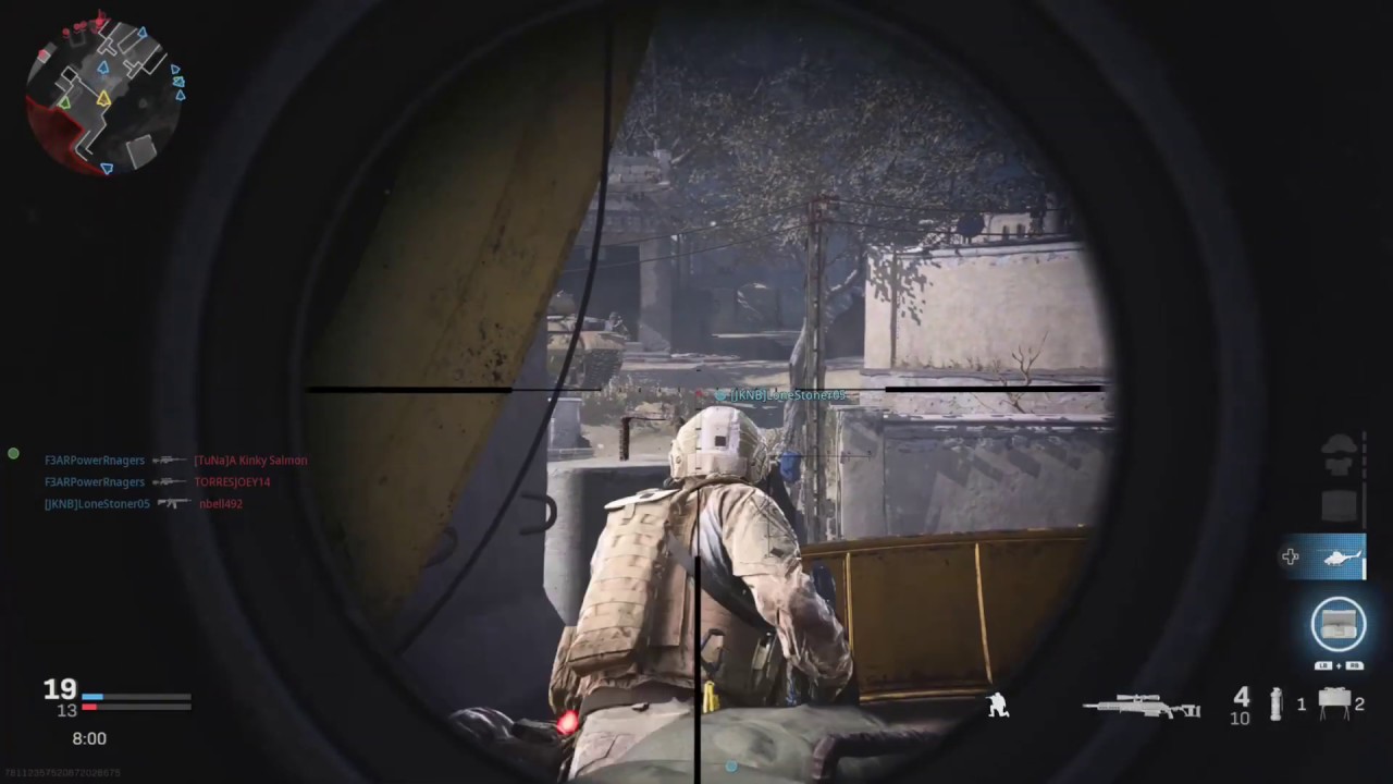 COD Modern Warfare| First Full Game Using A Sniper(HDR) - YouTube