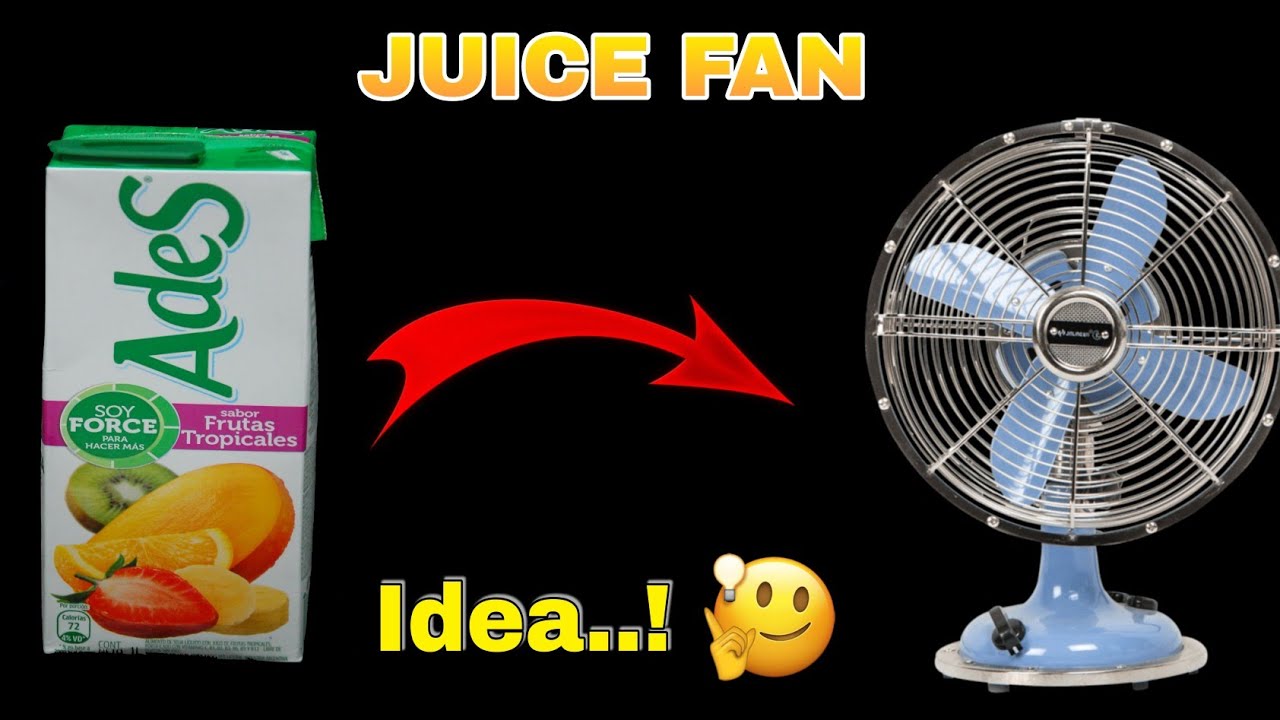 How to make a POWERFUL FAN #fan #juice #doeasy - YouTube