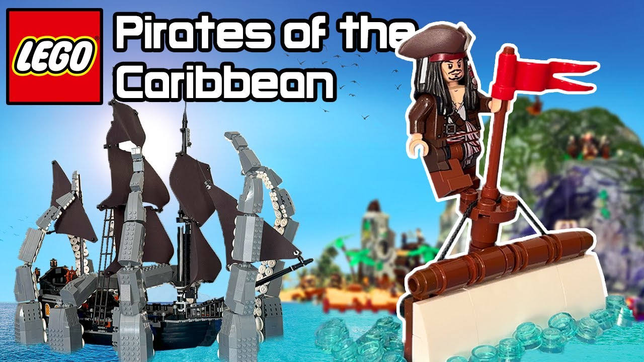 Custom LEGO Pirates of the Caribbean Display - YouTube
